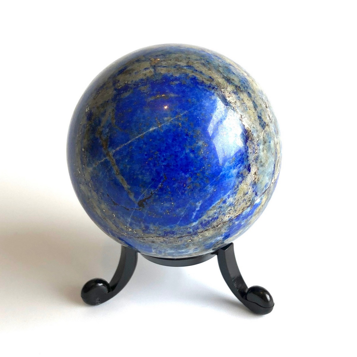 Lapis Lazuli Sphere – Crystal Cave and Serenity