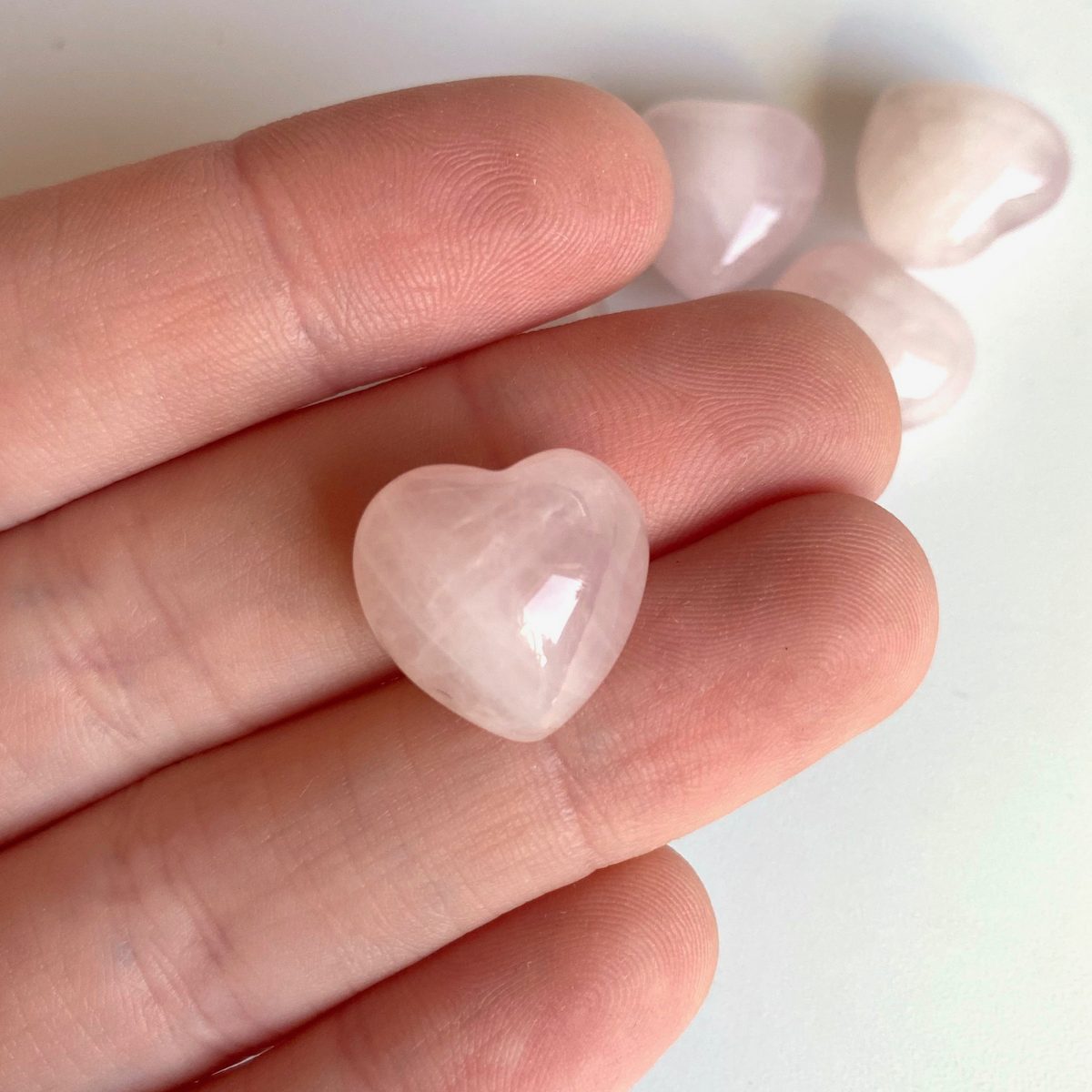 Rose Quartz Mini Heart – Crystal Cave and Serenity